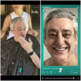 Iran’s Sorely-Missed Top Pop Singer Loses Beard for Charity