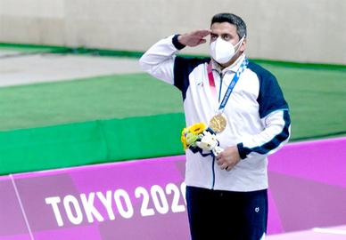 Revolutionary Guard Wins Iran's First Olympic Gold